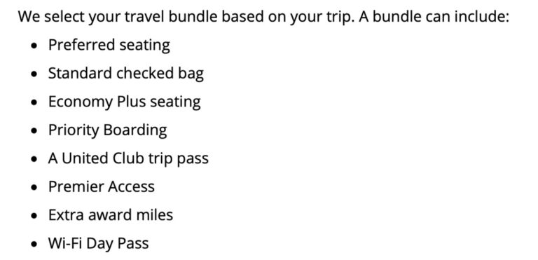 What is a United Airlines Travel Bundle? It's a mystery to this ...