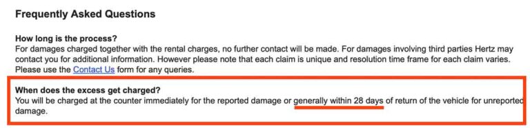 Help! Hertz billed me $1,050 to repair a rental car I drove 7 months ...