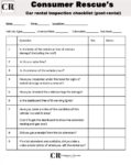 Car rental inspection checklist (free printable forms) - Consumer Rescue