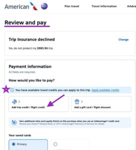 American Airlines travel credit: What to know about each type